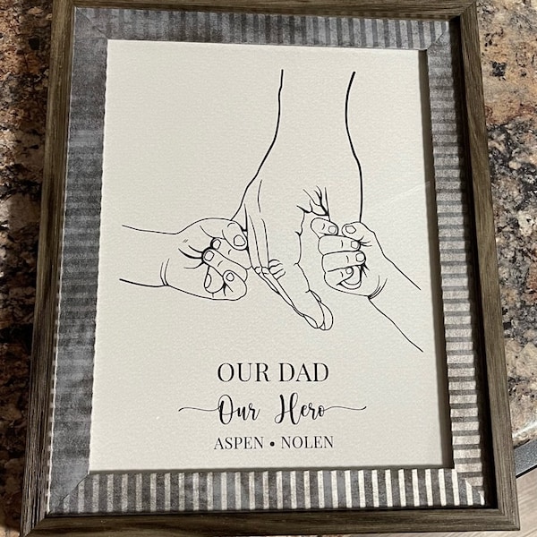 Mothers Day Gift for Mom From Husband and Kids - Personalized Single ...