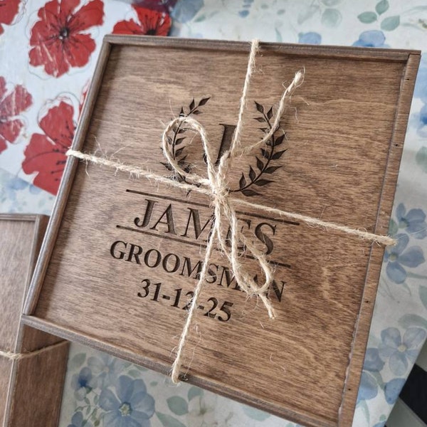 Groomsmen Proposal Box - Will You Be My Groomsman, Best Man Proposal ...