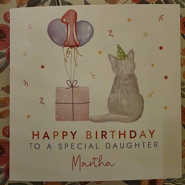 Personalised Digger 2nd Birthday Card for Boy, Custom 2 Today Card for ...