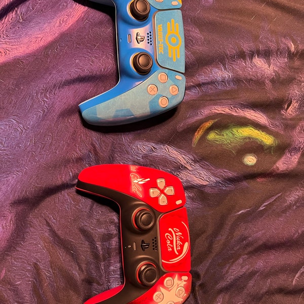 Custom Painted Red Nuka Cola Themed Controller - Etsy