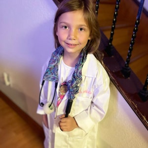 Personalized Kids Marine Biologist Lab Coat With Dolphin Embroidery ...