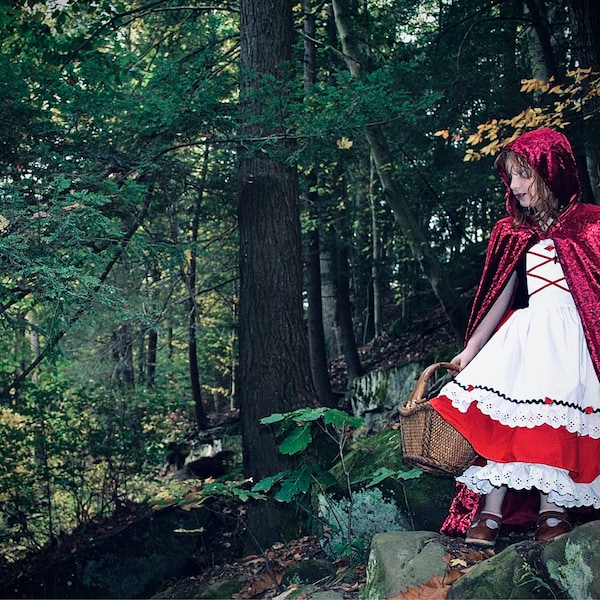 Storybook Character Dress Red Riding Hood - Etsy