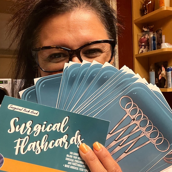 Surgical Tech Flashcards: Major Instrument Tray Study Guide - Etsy