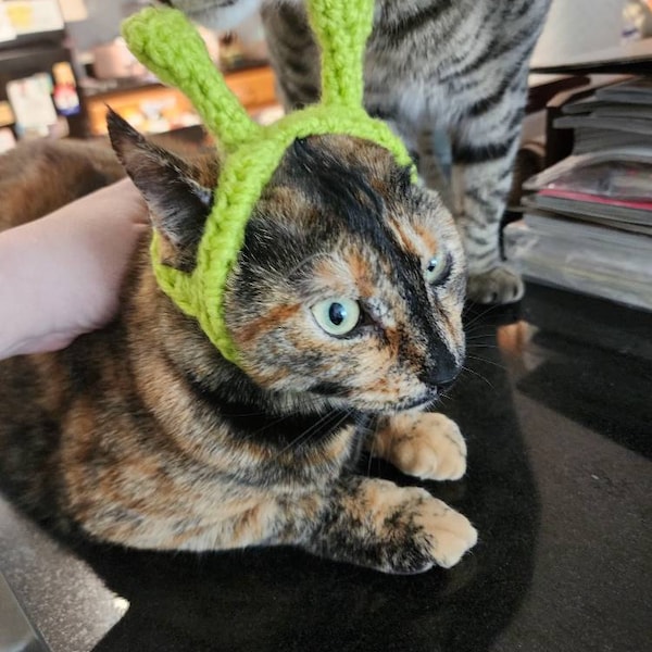 Alien Cat Hat, Cat Alien Antennae Headband, Outerspace Scifi ...