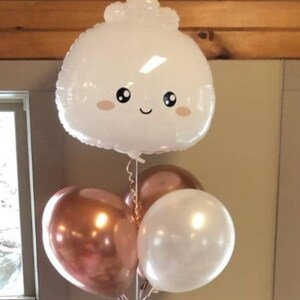 21 Dumpling Bao Bun Jumbo Balloon Little Dumpling Baby Shower Party ...