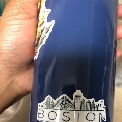 Boston Skyline Vinyl Sticker, Massachusetts, Best F'riend Gift ...