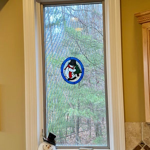 Ocean Wave Stained Glass Window Cling - Etsy