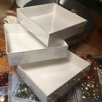 Folding Disassembled Box 12x12x3 Cm 4.72x4.72x1.18 Inch Size Gift With ...