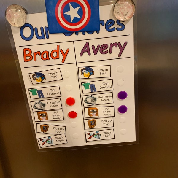 5 Pack Extra Chore Tokens for Allowance Chore Chart or to Do List ...