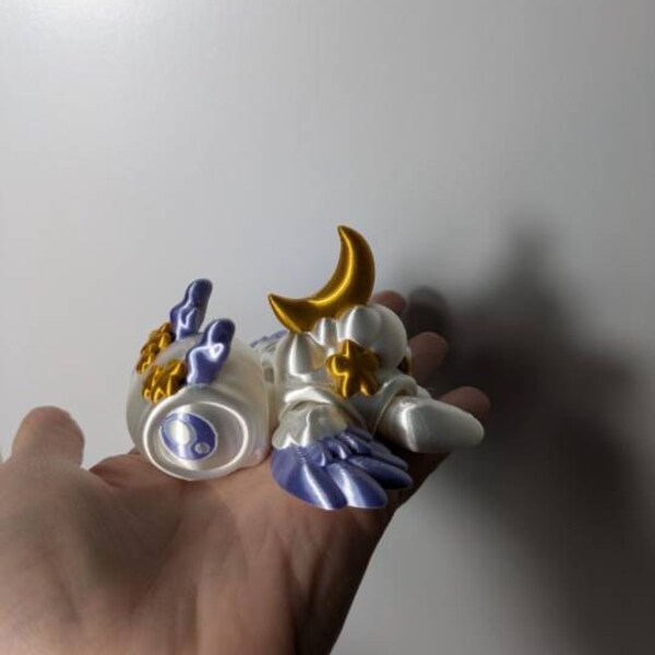 Kawaii Bat Desk Buddy Hand Painted Articulated Bat Figurine Desk Toy ...