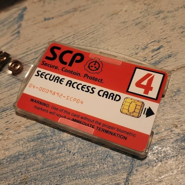 SCP Foundation Key Cards - Containment Breach (current) Version - Etsy
