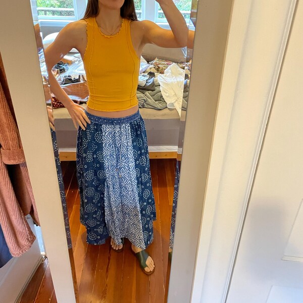 Handblock Print Reversible Quilted Robe| Jaipuri Print Free Size House ...