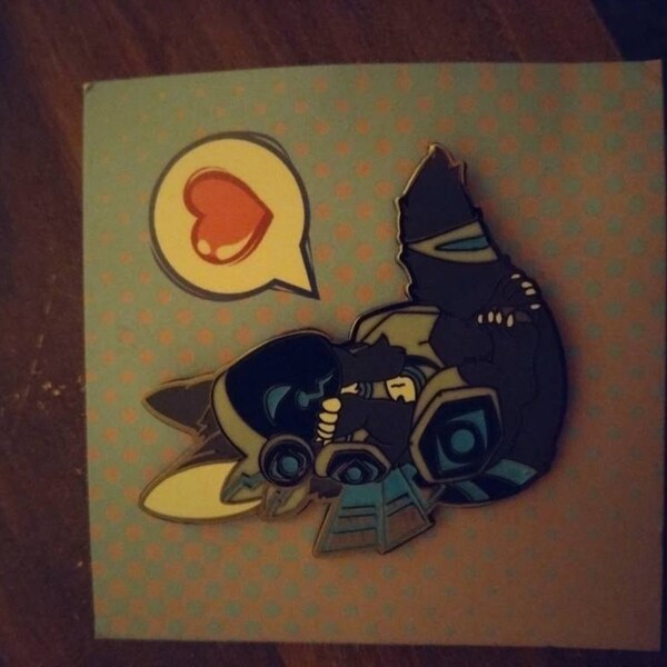 Glow in the Dark Protogen Pins ! - Etsy