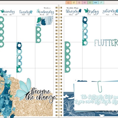 Grape-ful Weekly Digital Planner Stickers Goodnotes Planner Stickers ...