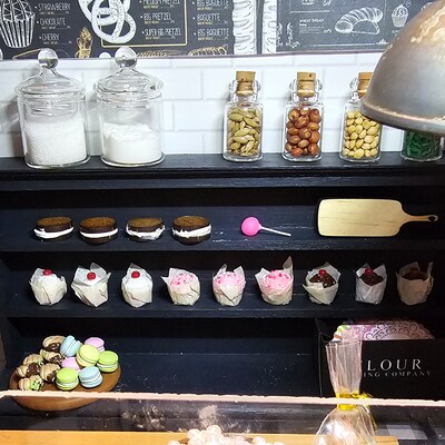 1:6 Scale Miniature Pastry Set Pastel 12pc, Mini Cakes for Playscale ...