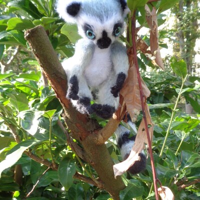 CROCHET PATTERN Lester the Lemur Crochet Amigurumi Stuffed Animal Plush ...