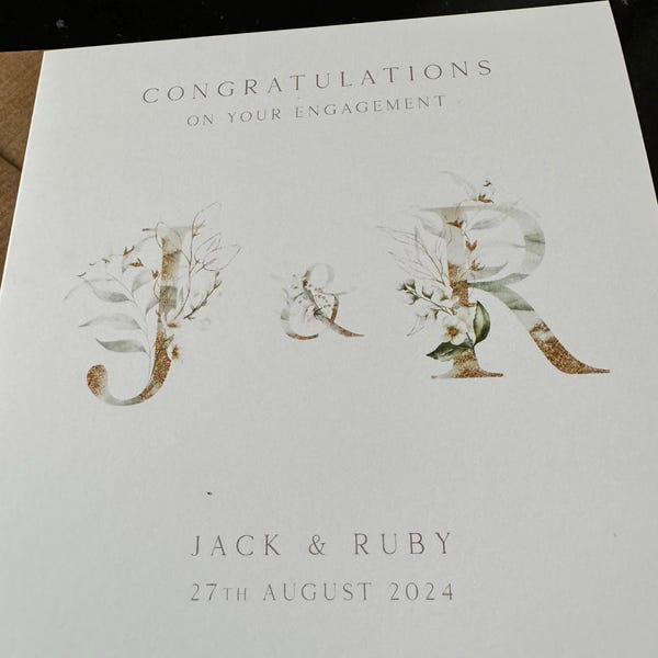 Engagement Card | Congratulations on Your Engagement Card | Engagement ...