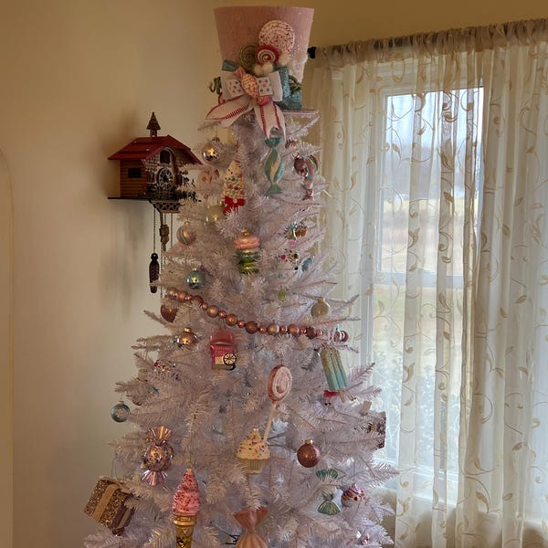 Candyland Christmas Tree Topper Sweets Tree Topper Cupcake Christmas ...