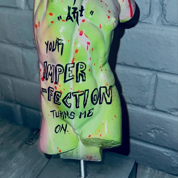 Kintsugi Design Dog Sculpture, VIP Pop Art Statue, Luxury French ...