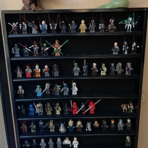 Large 110 Mini Figures Minifigures Display Case Cabinet Small Action ...