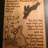 Watership Down Quote, Wood Burning on Maple Veneered Board, Home Decor ...