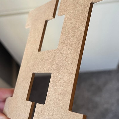 Rockwell Unfinished Wooden Alphabet Letter Large Wood Wall - Etsy