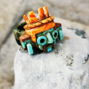 Aztec Tlaloc Mask Face Carving - Etsy