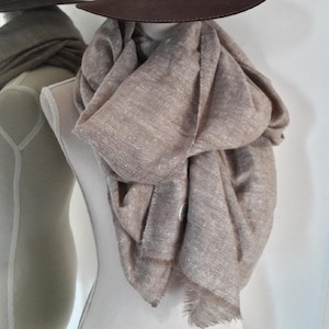 Solid Colors 100% Pure Pashmina/cashmere Scarf/shawl, Handwoven on Hand ...