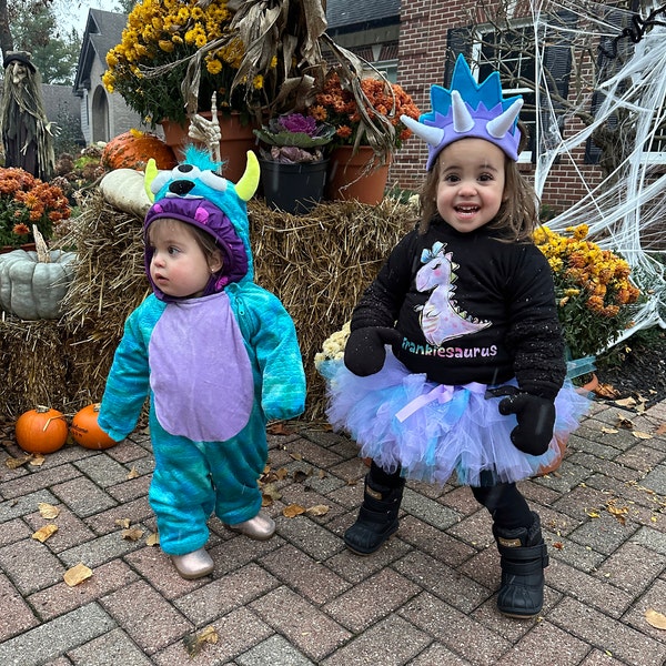 Dinosaur Tutu Skirt With Headband and Tail / Dinosaur Costume ...