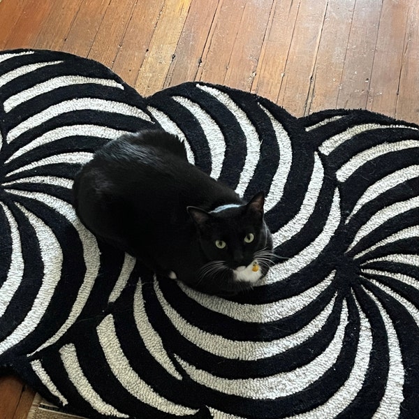 Hand Tufted Rug Handmade Pictorial Rug, Afghan Fine Quality Wool Rug ...