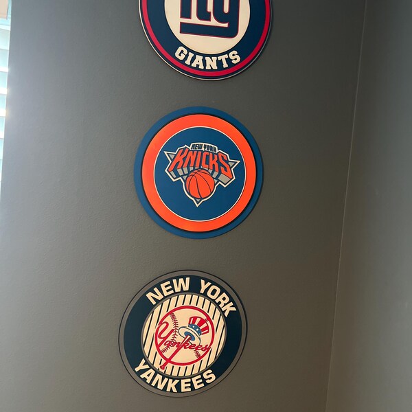 Any Custom Team Logo - Wooden Wall Art: Sports Fan Gift - Etsy
