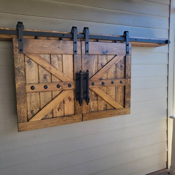 X Brace Barn Door Custom X Sliding Wooden Door Farmhouse Style Rustic ...