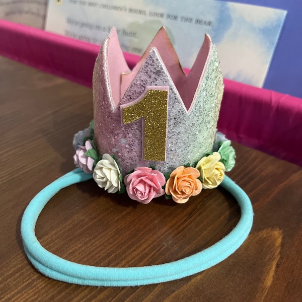 Birthday Crown Template SVG - Digital Template - Birthday Crown Hair ...