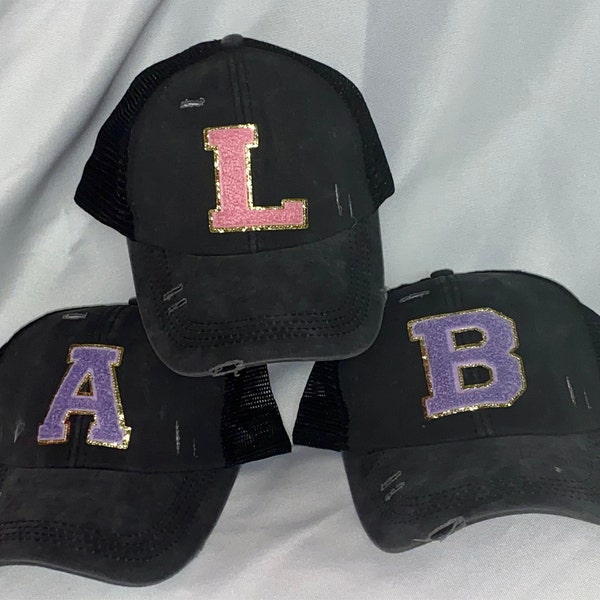 Chenille Glitter Varsity Initial Patch, Glitter Varsity Patch, Chenille ...