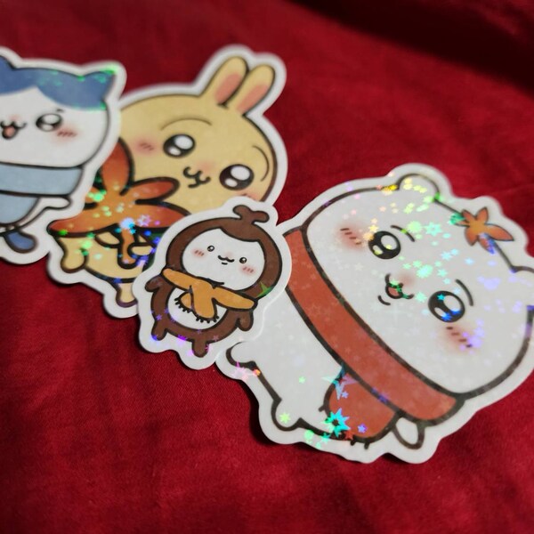 Chiikawa Travel Vinyl Sticker - Etsy