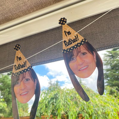 Custom Face Party Hat Photo Party Hat Personalized With Your Photo and ...