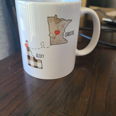 Long Distance Mug Friend Moving States Mug for Friend Long Distance ...