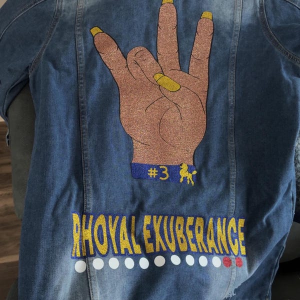 Greek Customized Longline Denim Jacket - Etsy