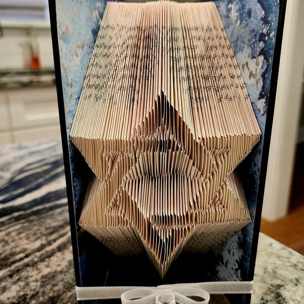 Star Folded Book Art **pattern** Pdf. Book Folding Book Origami Free ...