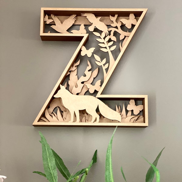 LETTERS Laser Cut Files DXF Alphabet SVG File for Glowforge, Laser Cut ...