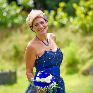 Beautiful Blushing Pink Satin Dress With Deluxe Ivory Lace Overlay ...