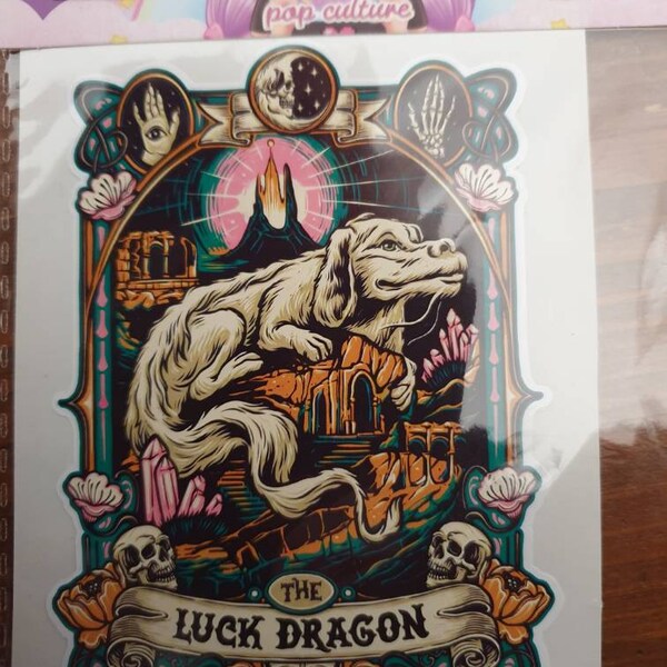 Falkor - the Luck Dragon Sticker Waterproof Vinyl - Etsy