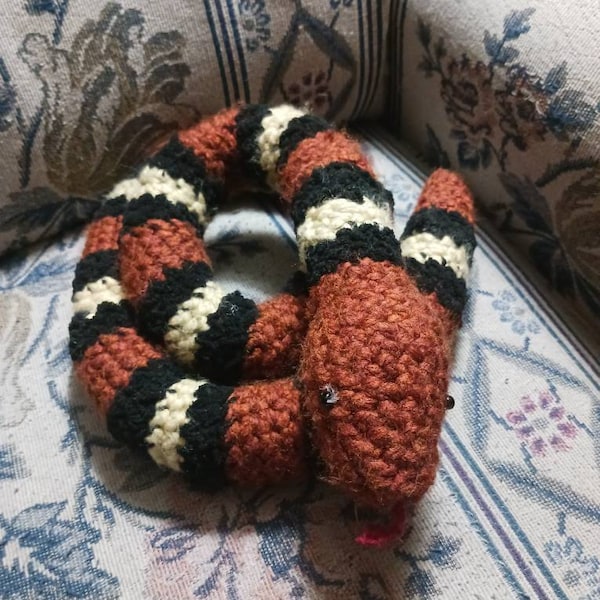 Crochet Pattern Snake and Cobra - SET 2 in 1 PDF Tutorial - Amigurumi ...