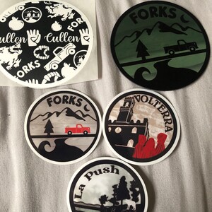 Minimalism in Forks Sticker Set, Travel Inspired Stickers, Book Lovers ...