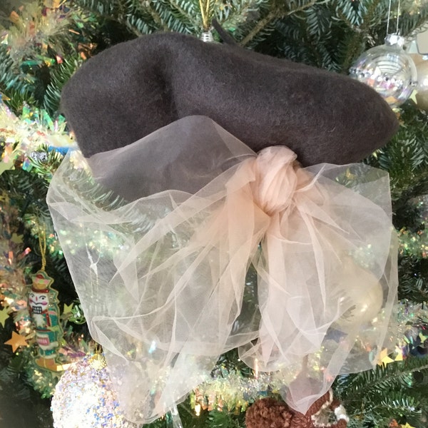 Seagreen Squashed Peachbloom Hat With Vintaged Grosgrain - Etsy