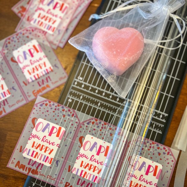Soap Valentine, Editable Soapin' Happy Valentine's Day Tag, Dish Hand ...