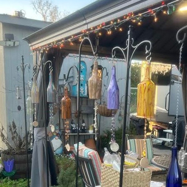 GRAB BAG Wine Bottle Wind Chimes (pot Luck) - Etsy