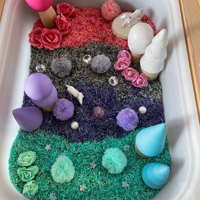 Construction Sensory Bin, Nature Sensory Mix, Rocks, Rock Sensory Bin ...