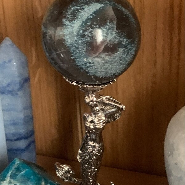 New Shape!! Black Seven Sphere Display Stand, 7 Sphere Holder, Egg ...