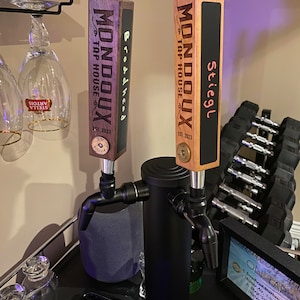 Beer Tap Handle With Changeable Logo & Chalkboard Insert - Etsy